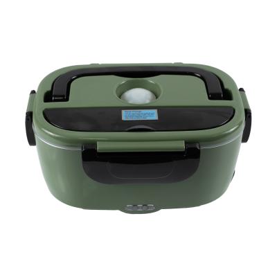 China 60W Warmer Lunch Box Food Heater 2 Compartments Electric Lunch Box For Work Travel for sale