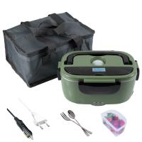 China Portable Electric Heated Lunch Box 1.5L for Adults Leak-Proof Food Warmer with Removable 304 Stainless Steel Container for sale
