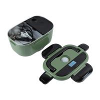 China 1.5L Electric Heated Lunch Box Leak-Proof Portable Food Warmer with Removable 304 Stainless Steel Container for Car for sale