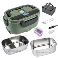 China Dishwasher Safe Reusable Electric Lunch Box Portable Food Warmer  80W for sale