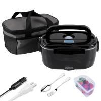China 3-in-1 Electric Lunch Box for Car and Home, 12V/24V/110V, Rapid Heating, Large Capacity 1.5L, Carry Bag Included for sale