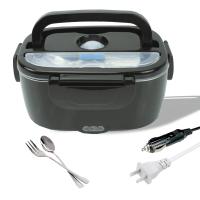 China For Drivers Dishwasher Safe One Compartment With 0.45L Dish Box 2 IN 1 Electric Lunch Food Warmer for sale
