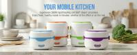 China CE Electric Cooker Box 1.5L Double Tier 350W Multifunctional Lunch Box for sale
