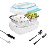 China 220V+12-24V High Quality CE-LVD Car And Truck Heating Bento Box Electric Heating Lunch Box for sale
