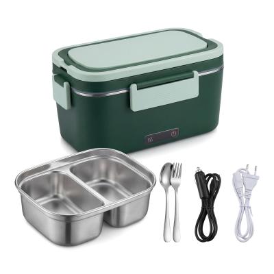 China 304 Stainless Steel PP Electric Lunch Box Food Heater Offering Automatic Timer Heating Ensuring and Food Heating Experience for sale