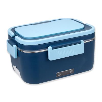 China Intelligent Heated Lunch Box Digital Display Touch Control Portable Electric Food Heater 120W for sale
