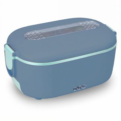 China 12V 24V Electric Lunch Box for Truck Drivers 80w Portable Food Warmer Leakproof Design for sale