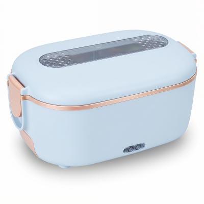 China Leakproof Electric Lunch Box Fast Heating Food Warmer with Stainless Steel Container for sale