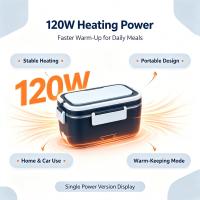 China Smart Electric Lunch Box 1.8L | 120W Fast Heating Food Warmer with Touch Screen Control for sale
