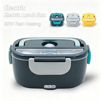 China Construction Workers Style Electric Food Warmer Lunch Box 15 Liters Capacity Size 23x105x16cm Perfect for Outdoor and Office for sale