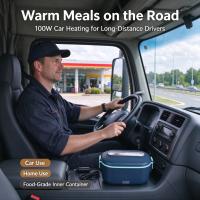 China Compact and Lightweight with Handle Heated Lunch Box Suitable for Driver Portable Lunch Heater Ideal for Travel and Work for sale