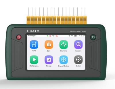 China 16 Channel Thermocouple Paperless Data Logger Recorder 1S Sampling 8M Records for sale