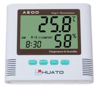 China Huato A200 Digital Thermometer Hygrometer -20 to 70°C 10 to 99% RH Indoor Temperature Humidity Monitor for sale