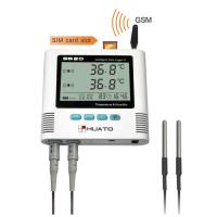 China Huato S520-DT-GSM High Precision GSM Temperature Data Logger with Dual Sensors ±0.3°C Accuracy for sale