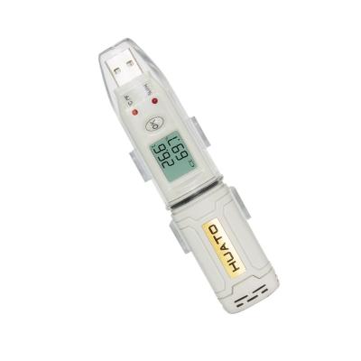 China HE173 USB Temperature Humidity Data Logger with LCD Display - 43,000 Records Capacity, ±0.5℃ Accuracy, IP67 Waterproof for sale