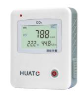 China HUATO S653 CO2 Data Logger with Temperature Humidity Monitor - 0-5000 PPM Range, 43,000 Record Capacity for sale