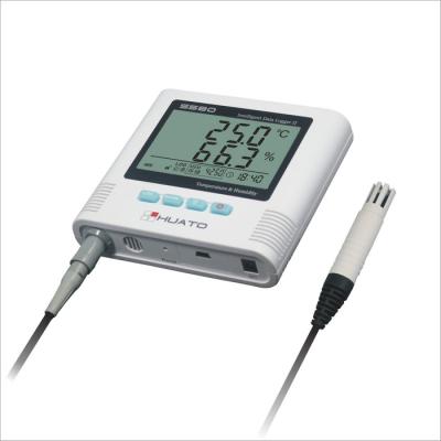 China High Accuracy 0.2°C Temperature Humidity Data Logger with External Sensor and Alarm for sale