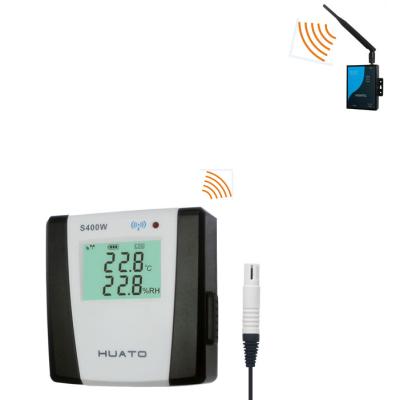 China S400W-EX Zigbee Temperature Humidity Data Logger with ±0.5℃ Accuracy and 8192 Record Capacity for sale