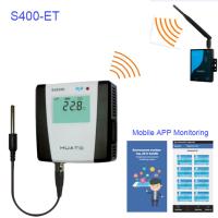 China HUATO S400 Wireless Temperature Humidity Data Logger with 8192 Record Capacity and 2.4G Zigbee Transmission for sale