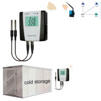 China S400W Zigbee Wireless Temperature Humidity Data Logger with ±0.5℃ Accuracy and 8192 Record Capacity for Cold Storage Monitoring for sale
