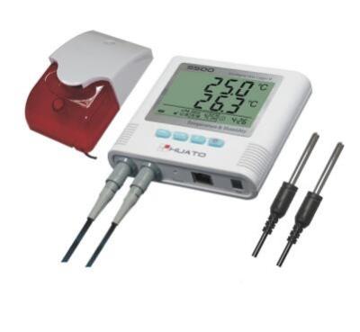 China Dual Channel Temperature Data Logger with External Alarm Display and Software -40 to 85C for sale