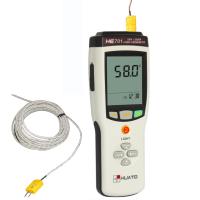 China HE701 Handheld Thermocouple Thermometer with 8 Type Probe Support, ±1℃ Accuracy, 320g Weight for sale
