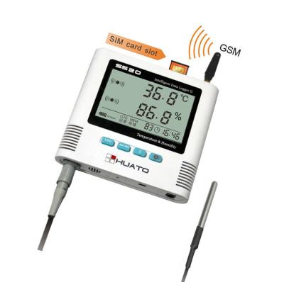 China Huato S520-ET-GSM GSM Temperature Data Logger with Printing Function ±0.3°C Accuracy 43,000 Data Points for sale