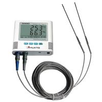 China USB Temperature Humidity Data Logger with PT100 Sensor -100 to 100C Dual Channel for sale