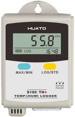 China HUATO S100-TH++ Temperature Humidity Data Logger with ±0.2℃ Accuracy and 43,000 Point Capacity for sale