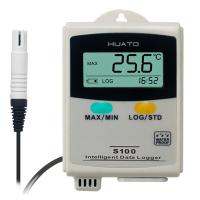 China HUATO S100-EX External Sensor Temperature Humidity Data Logger with ±0.5℃ Accuracy and 43,000 Data Points for Cold Storage for sale