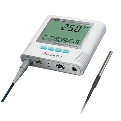 China S500-ET Outdoor Temperature Data Logger with Sound Light Alarm -40°C to +85°C Range 43000 Point Capacity for sale