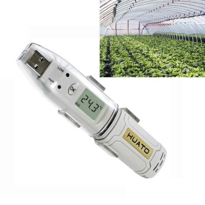 China HE172 USB Temperature Data Logger for Greenhouse Monitoring - ±0.3℃ Accuracy, 43,000 Records Capacity, IP67 Waterproof for sale