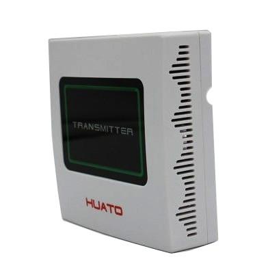 China Huato HE200N Temperature Humidity Transmitter with RS485 Output, ±0.5℃ Accuracy, 100×100×30mm Size for sale