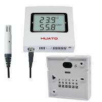 China HUATO HE400A-EX Digital Temperature Humidity Transmitter with External Sensor 4-20mA Output ±0.5℃ Accuracy for sale