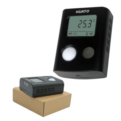 China HUATO S635-LUX-UV Handheld UV Light Meter with 40,000 Lux Range and Temperature/Humidity Monitoring for sale