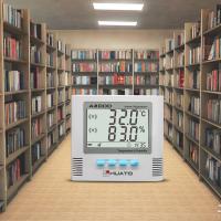 China Indoor Digital Thermometer Hygrometer With LCD Display ABS Material 330g for sale