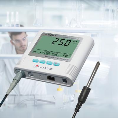 China S500-EX-RJ45 Temperature Humidity Data Logger with 43,000 Record Capacity and GSM SMS Alarm for Hospital Monitoring for sale