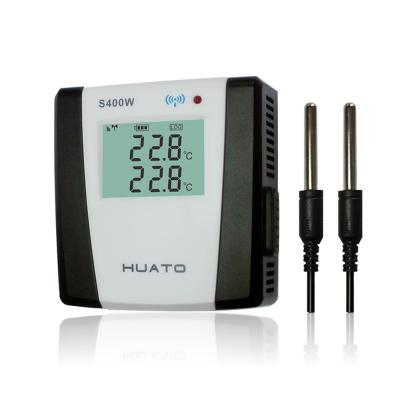 China S400W-TH Zigbee Wireless Temperature Humidity Sensor with ±0.5℃ Accuracy and 8192 Record Data Logger for sale