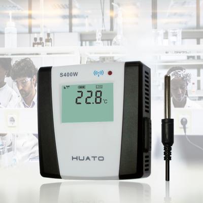 China HUATO S400 Zigbee Wireless Temperature Humidity Data Logger with 8192 Reading Capacity and 2.4G Transmission for sale