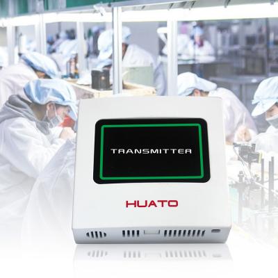 China HE200A-EX Industrial Temperature Humidity Transmitter with 4~20mA Output, ±0.5℃ Accuracy, ABS White Housing for sale