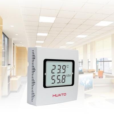 China HE400 Industrial Temperature Humidity Sensor with LCD Display ±0.5℃ Accuracy 4-20mA Output for sale