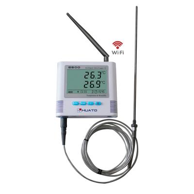 China HUATO S500-WIFI WiFi Temperature Humidity Data Logger with 100m Range and 65,000 Record Capacity for sale