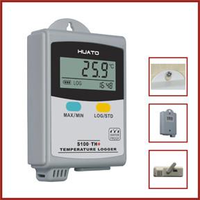 China Portable LCD Display Temperature Humidity Data Logger Thermometer Hygromeer for sale