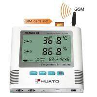 China S500-TH-GSM GSM Temperature Humidity Monitor with ±0.5°C Accuracy and SMS Alerts for Industrial Use for sale