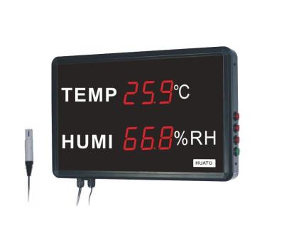 China HE218A Digital Thermo Hygrometer with 20m Visual Range and ±0.5℃ Accuracy for Industrial Monitoring for sale