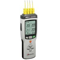 China HUATO HE804 4-Channel Thermocouple Data Logger with -200℃ to 1800℃ Range and 36,000 Record Capacity for sale