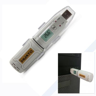 China USB Temperature Data Logger HE161 Internal Sensor -30 to 70C 12000 Logs for sale