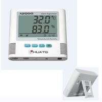 China ABS Material Digital Indoor Outdoor Thermometer Hygrometer Alert Detector for sale