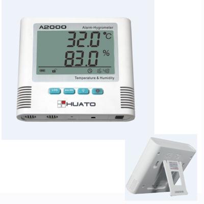 China ABS Material Digital Indoor Outdoor Thermometer Hygrometer Alert Detector for sale