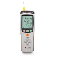 China One Channels Handheld Thermocouple Meter K J E T R S N B Type 9V Block Battery for sale